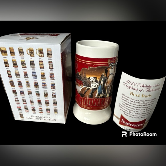 Budweiser | Dining | Budweiser 43rd Anniversary Edition 3d Best Buds ...